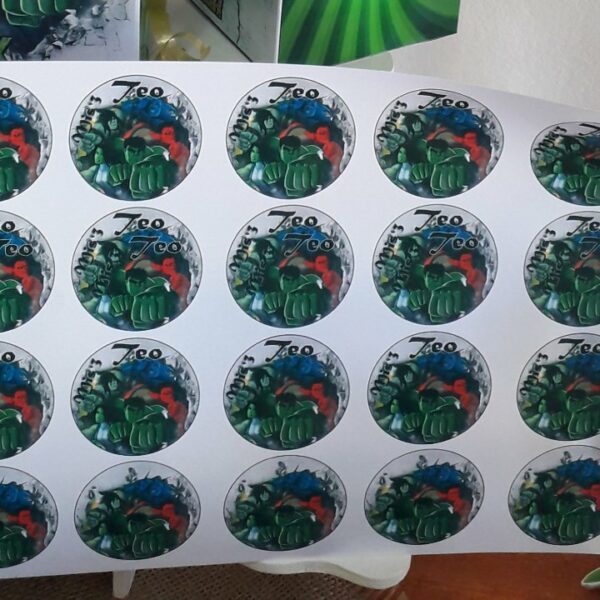 Sticker hoja A4 con adhesivo medidas estandar - Mi Arty Cotillon